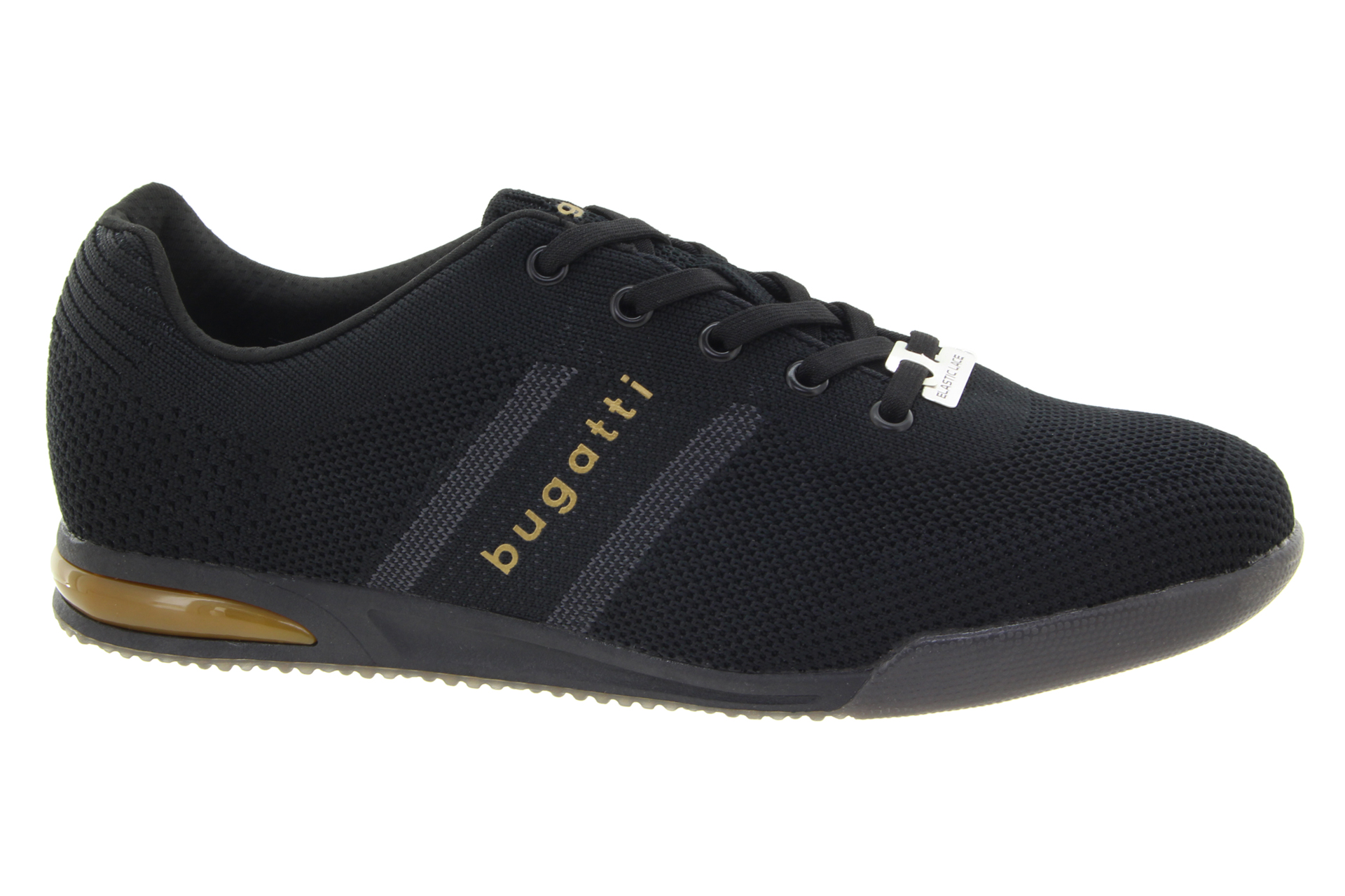 BUGATTI Pánské černé textilní tenisky - Shoemaker.cz