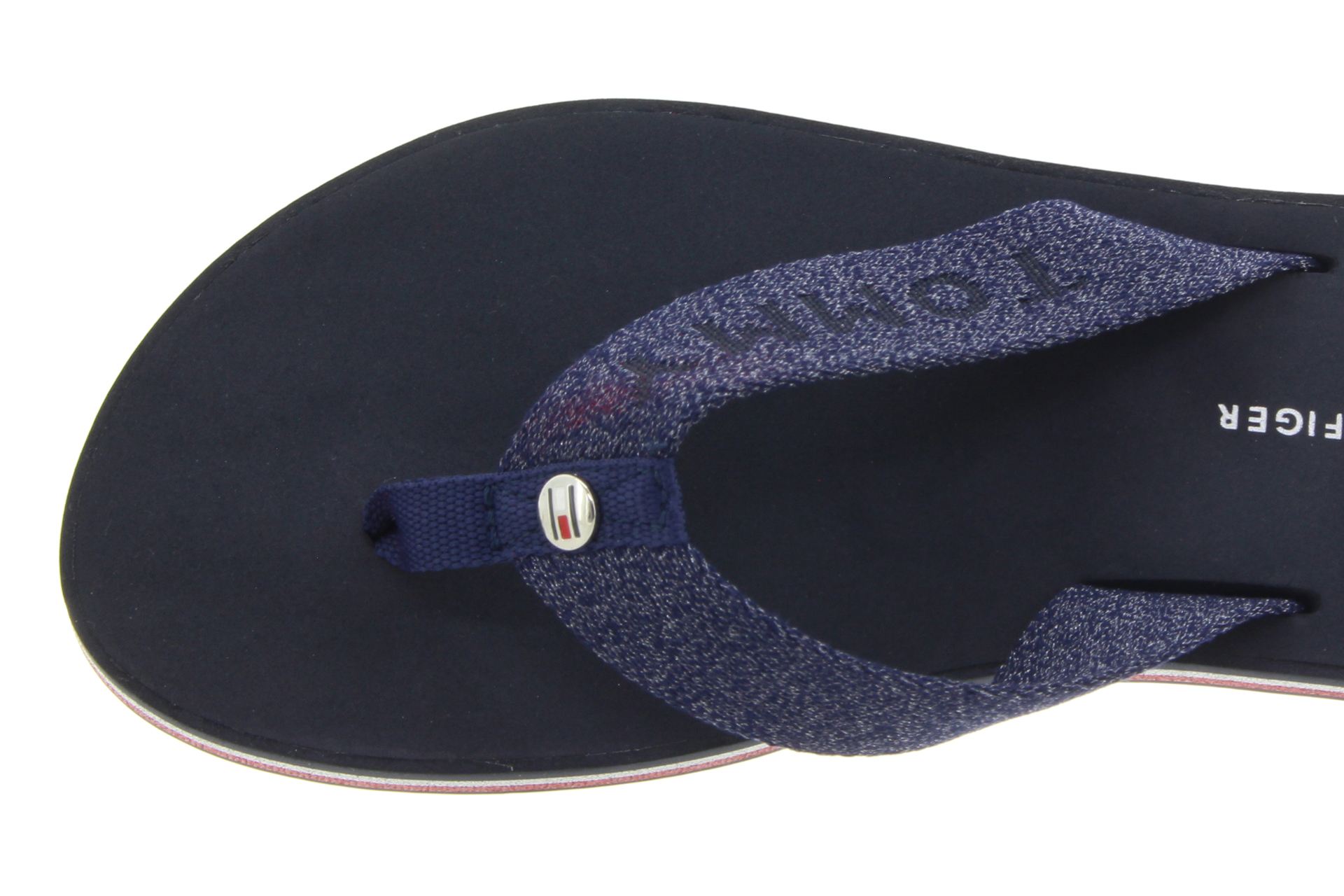 TOMMY HILFIGER Dámské tmavě modré žabky - Shoemaker.cz