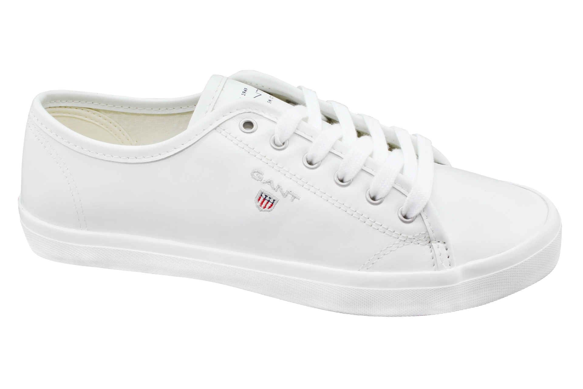 GANT Dámské kožené bílé tenisky - Shoemaker.cz