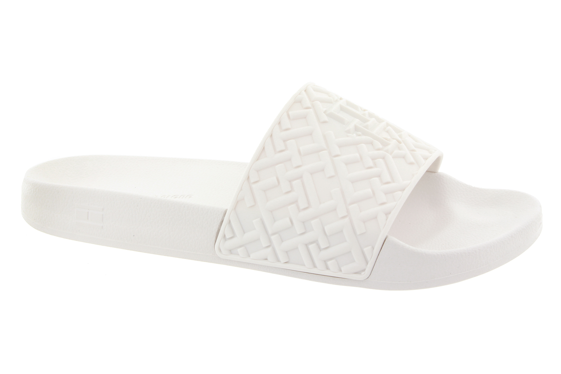 TOMMY HILFIGER Dámské bílé pantofle - Shoemaker.cz