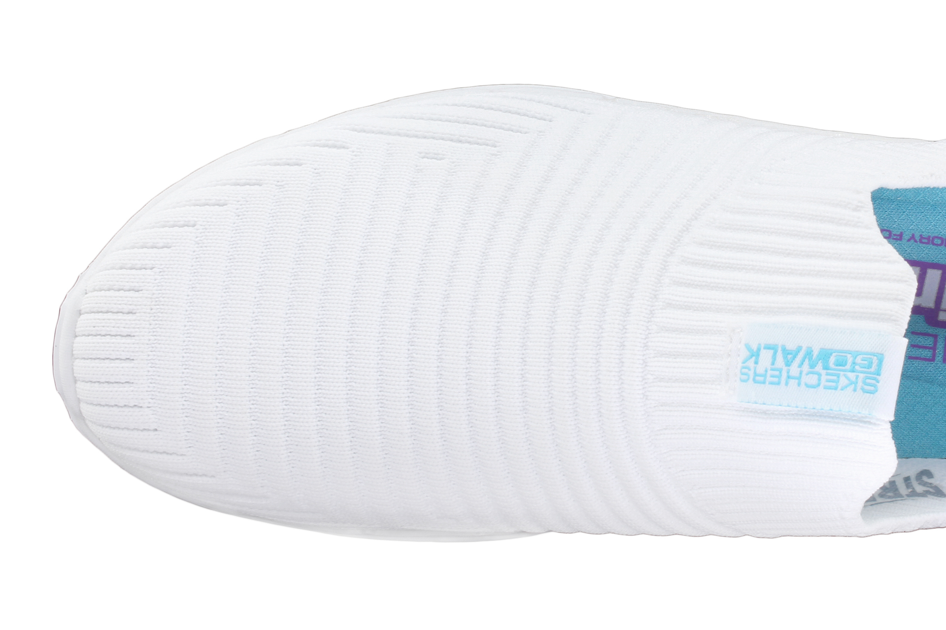 SKECHERS Dámské textilní bílé slip-ins - Shoemaker.cz