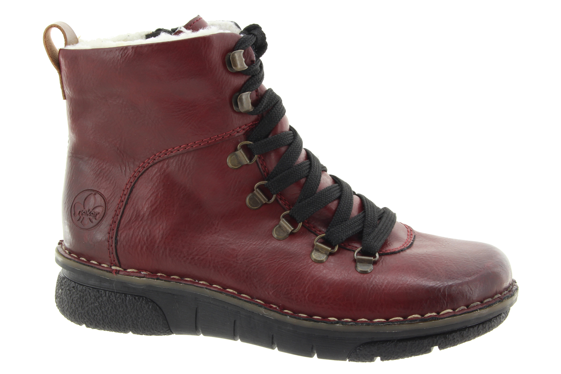 RIEKER Dámský vínový kotník - Shoemaker.cz